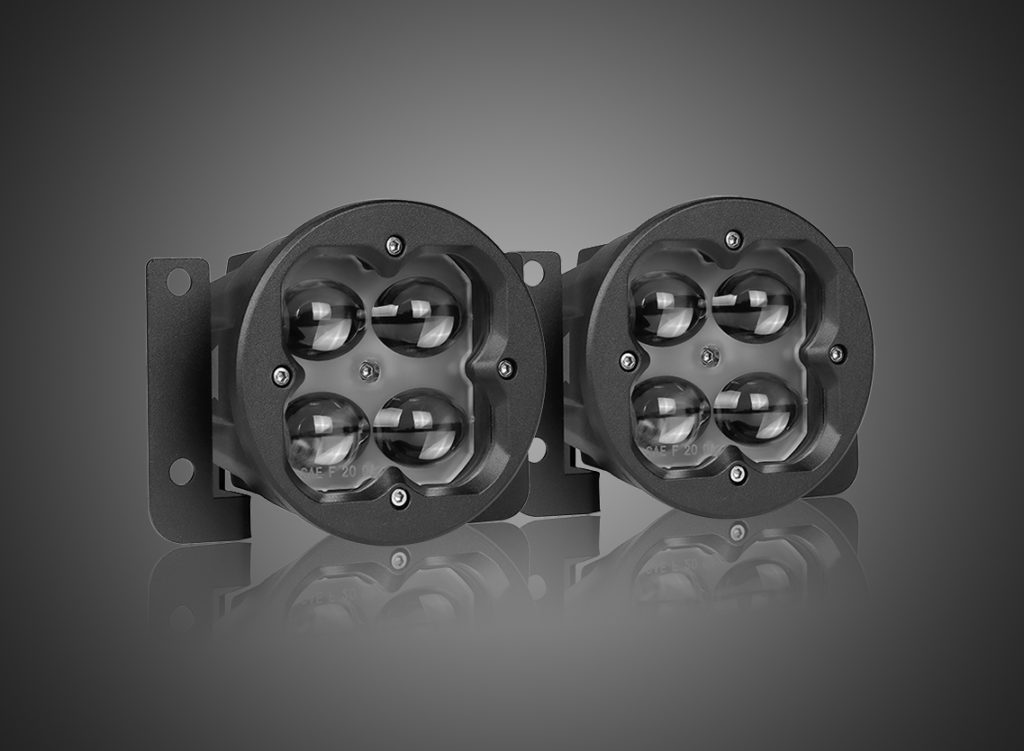 Concept Series Pod, 3” Round LED Pod Lights, Fog Light, Type A Mount ...